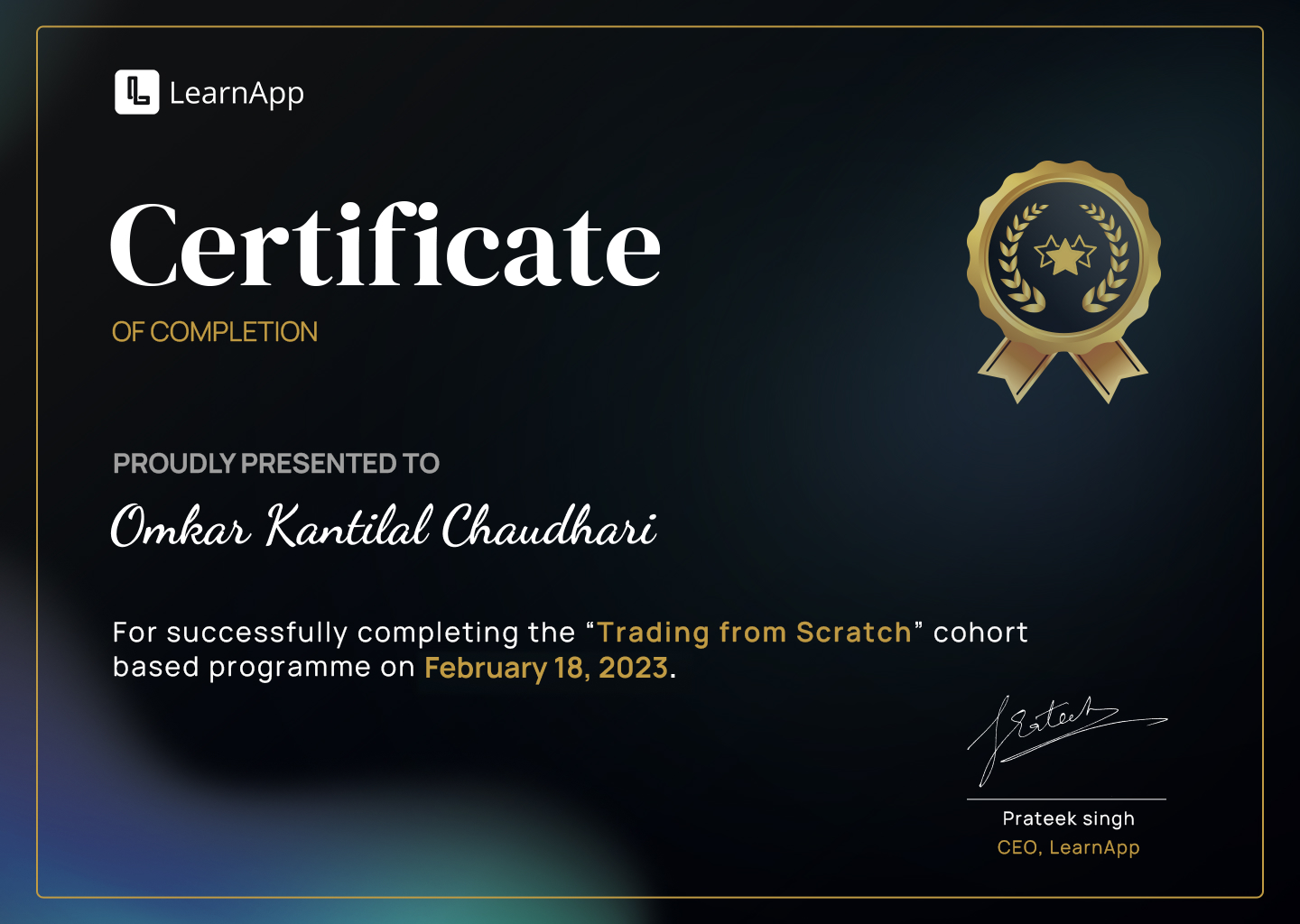 Omkar Chaudhari - Mumbai, Maharashtra, India | Professional Profile | LinkedIn